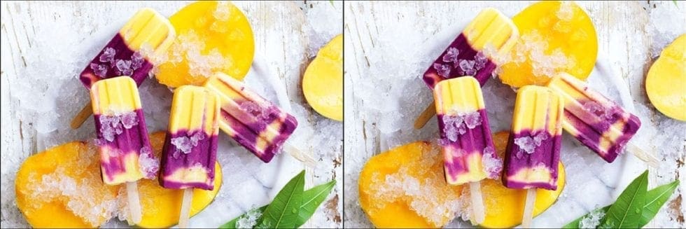 Mango and Blackberry Yoghurt Ice Blocks | Harrington Kitchens