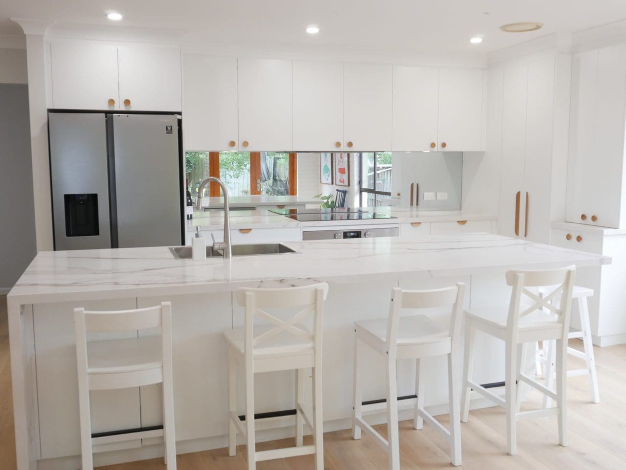 Simple & Stylish White Kitchen in Bowral | Harrington Kitchens