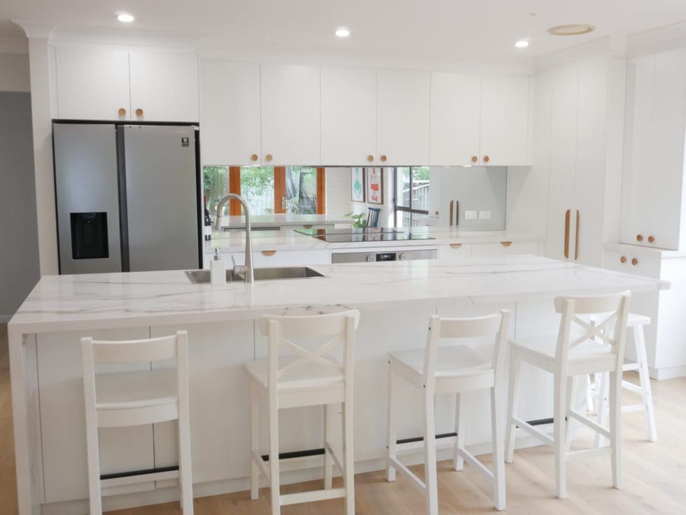 Simple & Stylish White Kitchen in Bowral | Harrington Kitchens